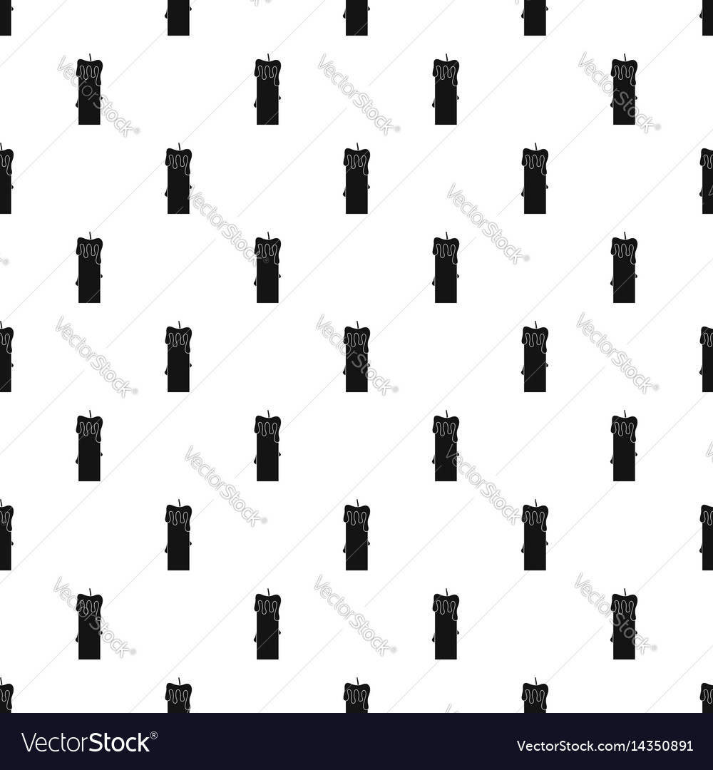 Decorative candle pattern Royalty Free Vector Image