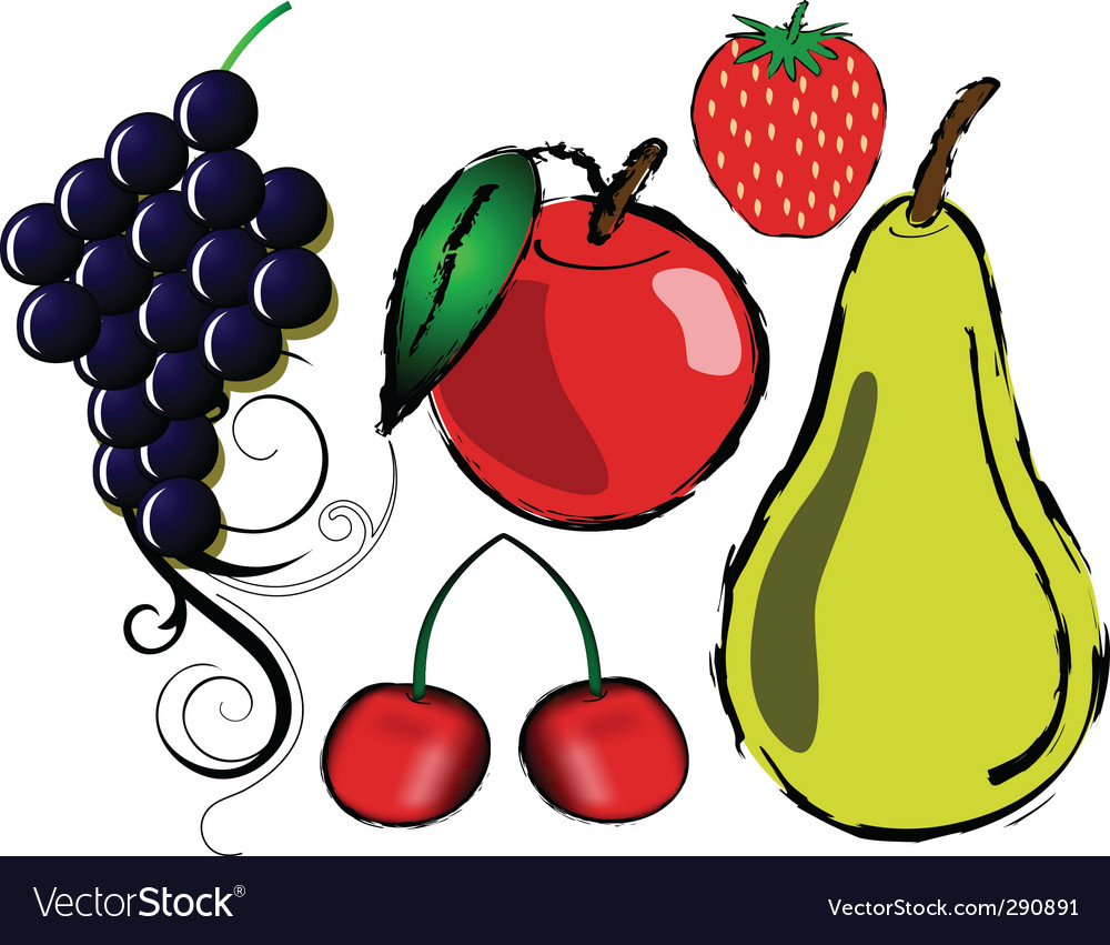 Fruits Royalty Free Vector Image - VectorStock