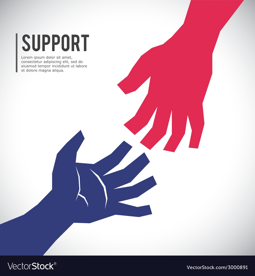 Help design Royalty Free Vector Image - VectorStock