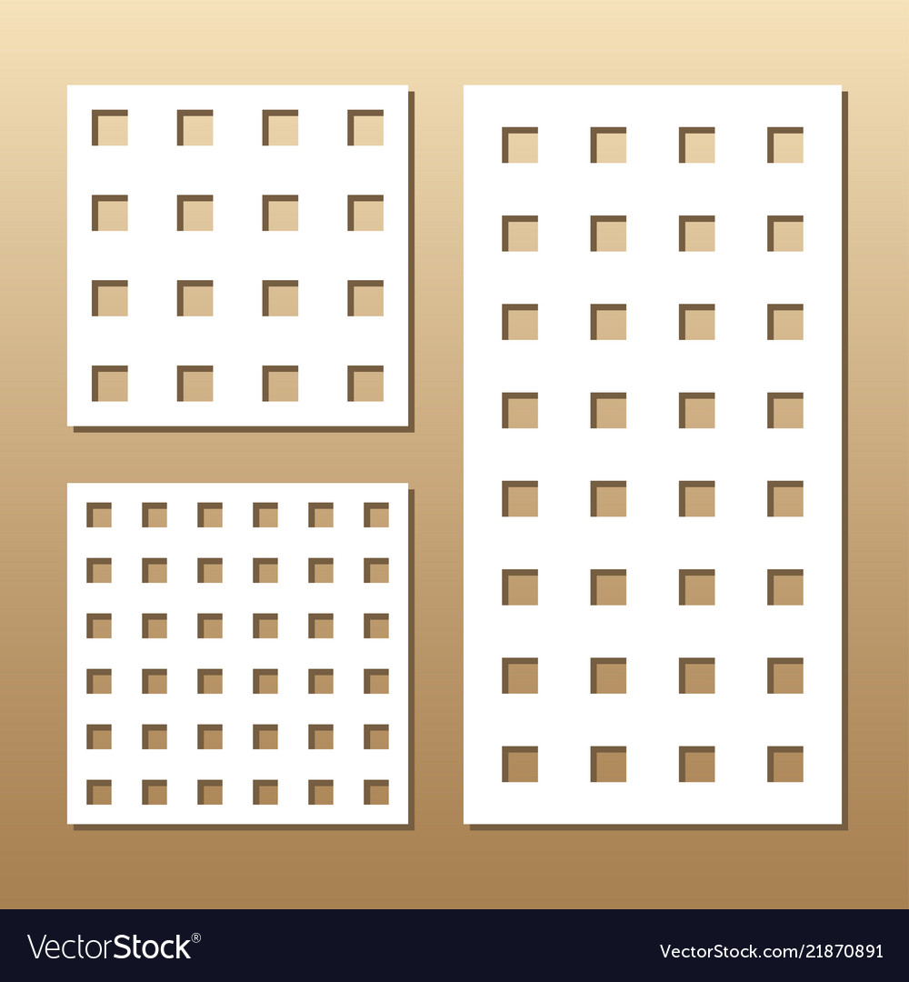 Laser cut panel Royalty Free Vector Image - VectorStock