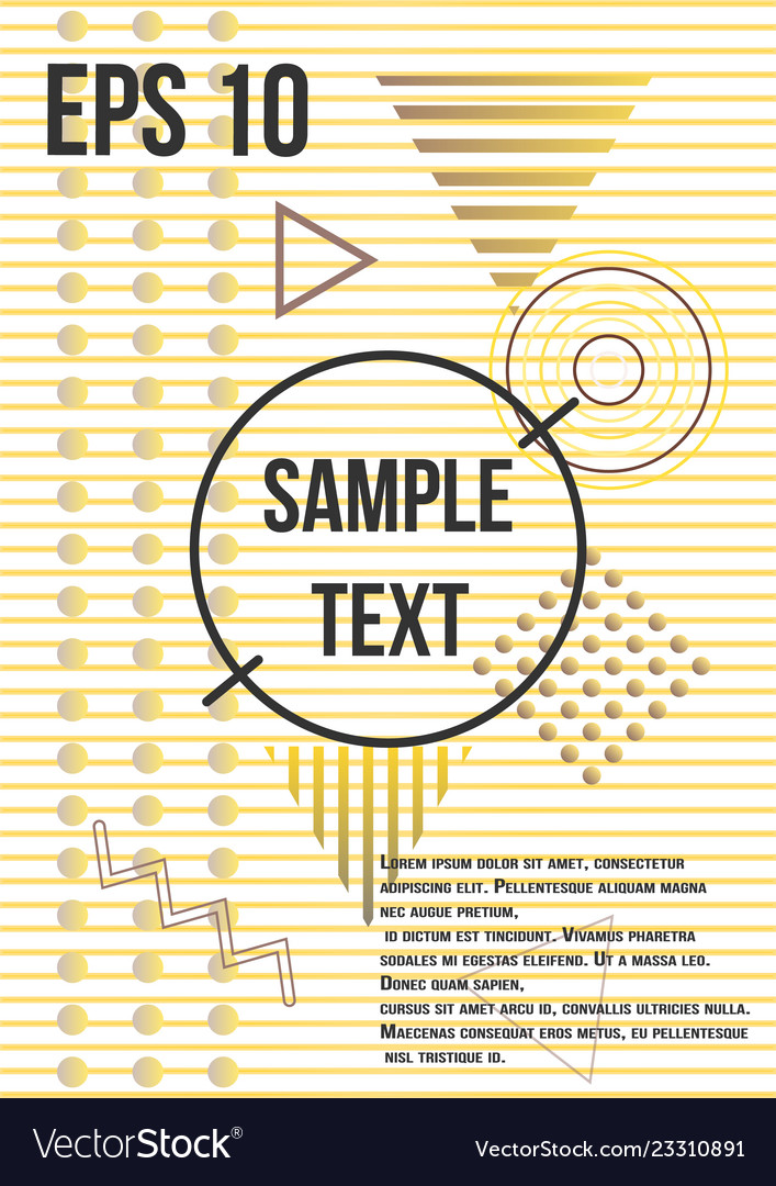 Minimum geometric coverage Royalty Free Vector Image