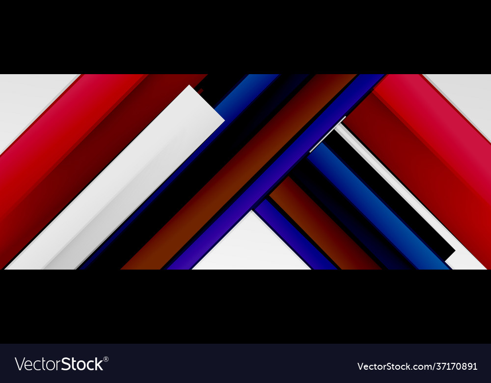 Multicolored lines background design template Vector Image