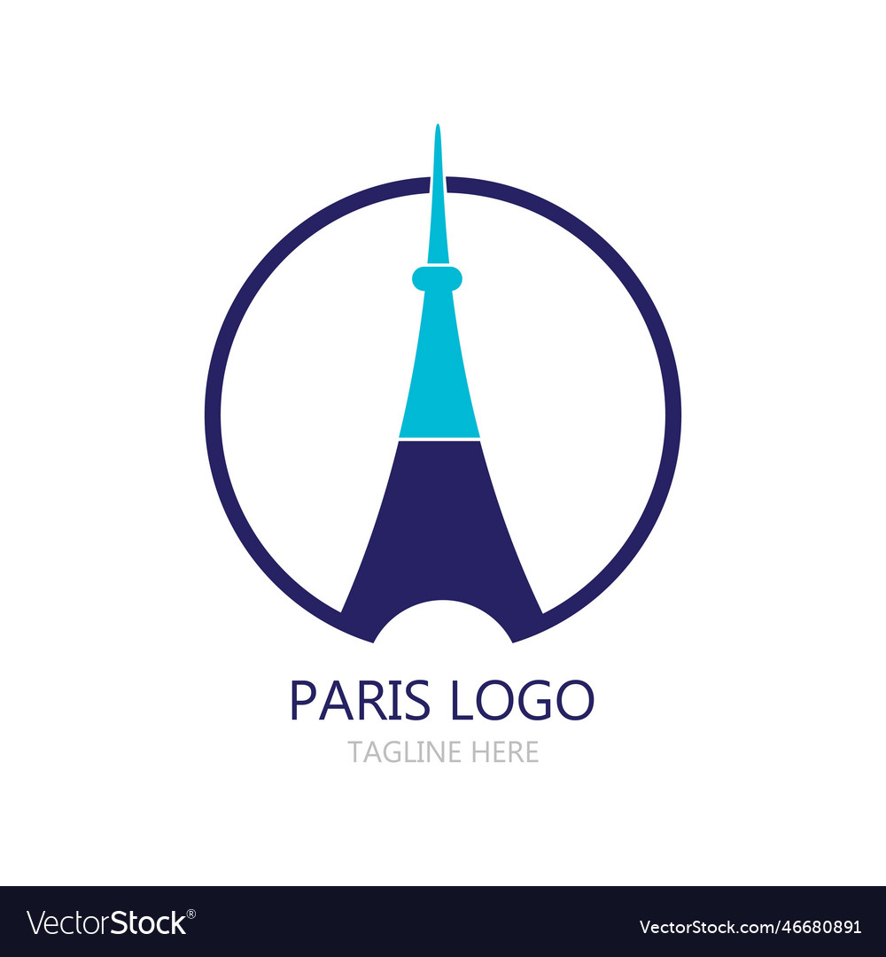 Paris logo Royalty Free Vector Image - VectorStock