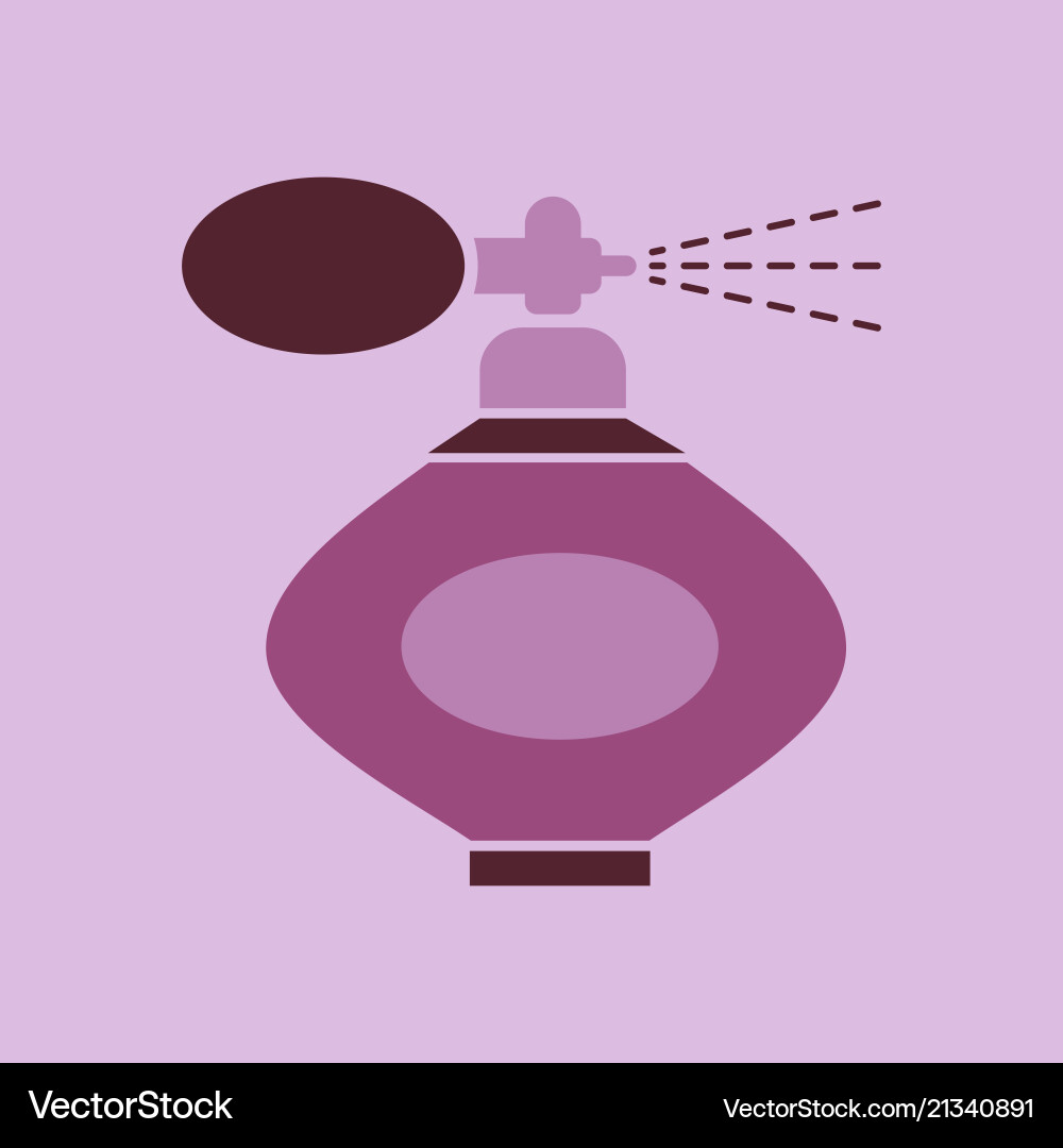 Perfume glass bottles various shapes caps Vector Image