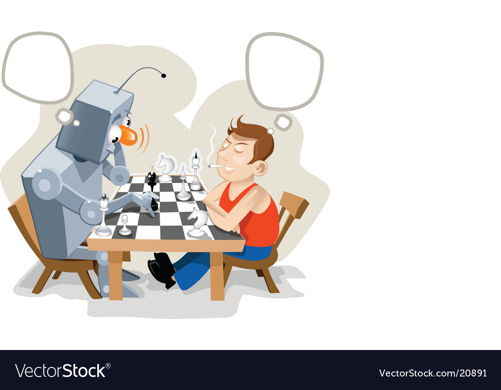 Play-chess Royalty Free Vector Image - VectorStock