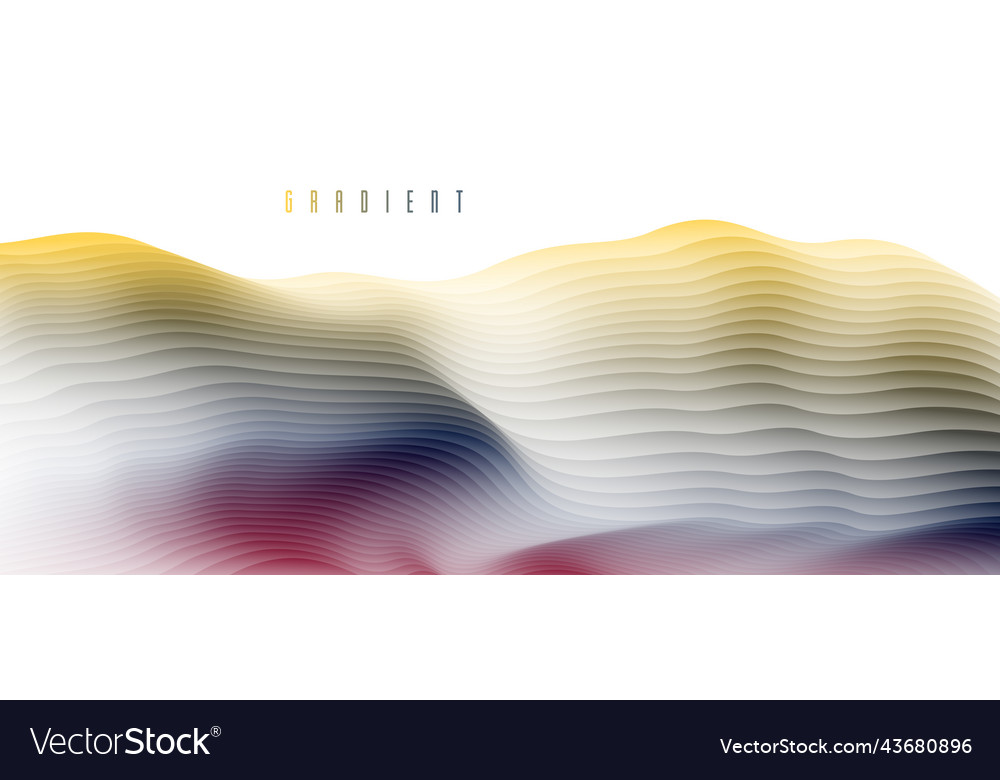 Gradient color 3d fluid shape abstract background Vector Image Gradient color 3d fluid shape abstract background Vector Image