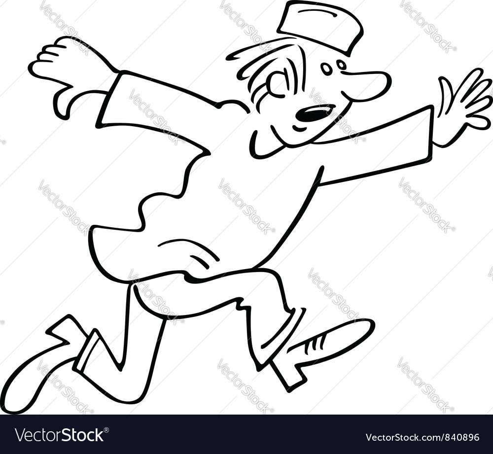 Running paramedic Royalty Free Vector Image - VectorStock