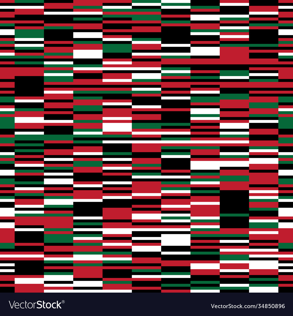 Seamless pattern with horizontal colored lines Vector Image