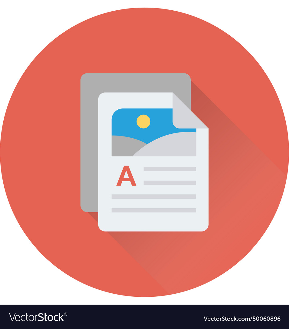 Text sheet icon Royalty Free Vector Image - VectorStock