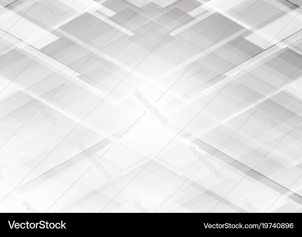 White and gray color abstract geometric Royalty Free Vector