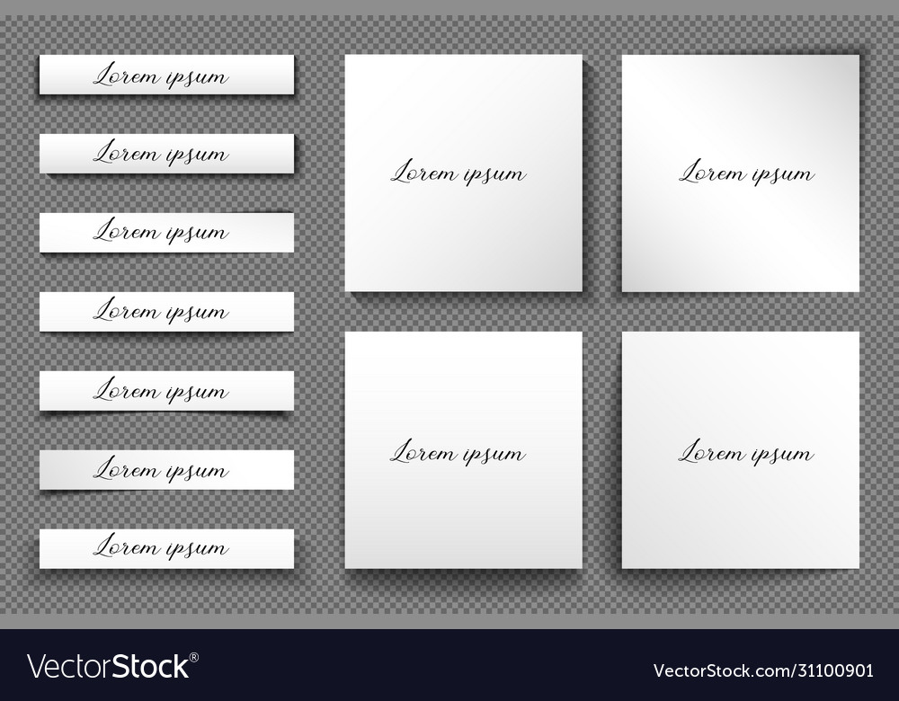 Abstract 3d shadow element artwork design Vector Image