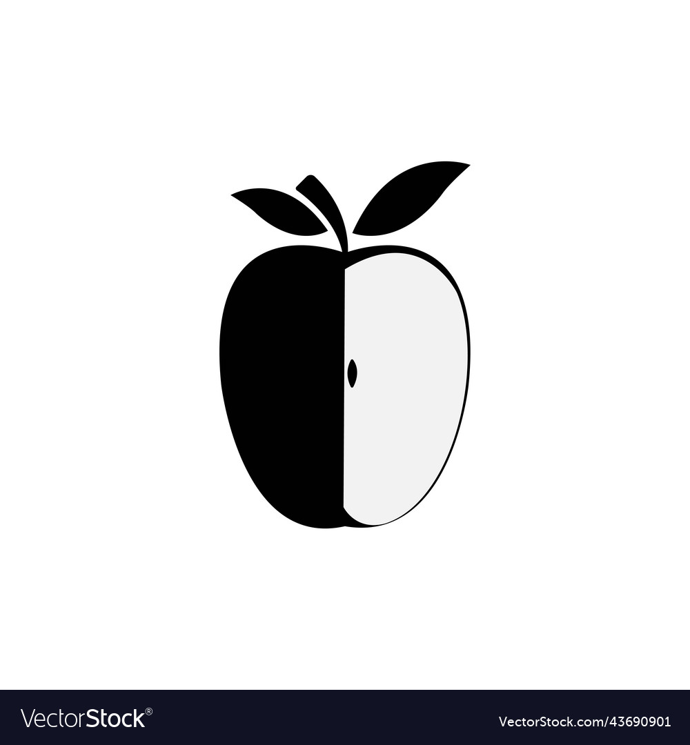 Apple logo Royalty Free Vector Image - VectorStock