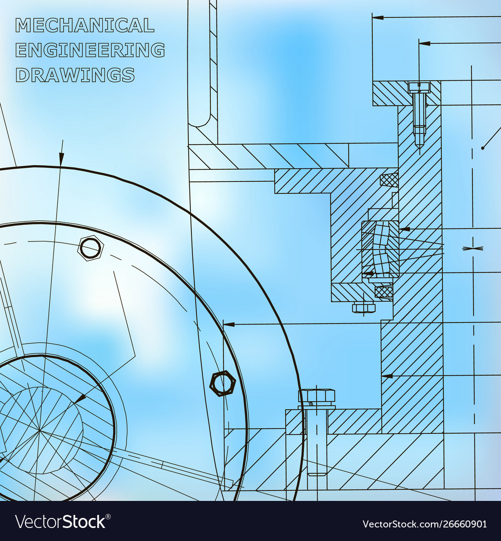 Backgrounds engineering subjects technical Vector Image