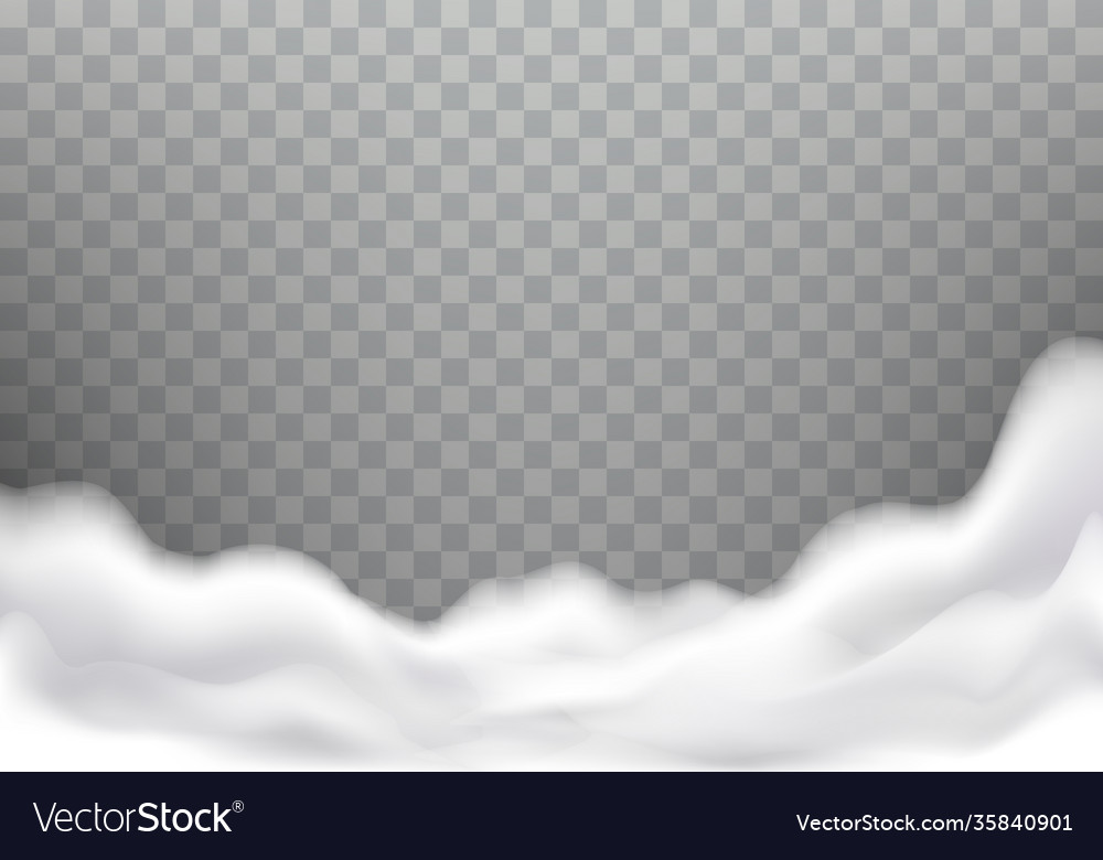 Bath foam realistic texture frame Royalty Free Vector Image