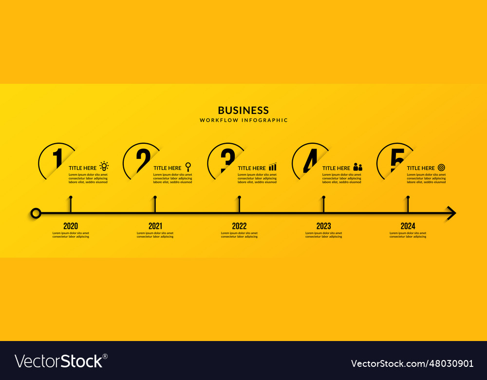 Business data visualization with multiple options Vector Image