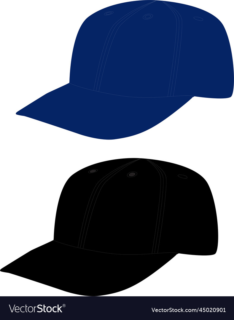 Cap with visor Royalty Free Vector Image - VectorStock