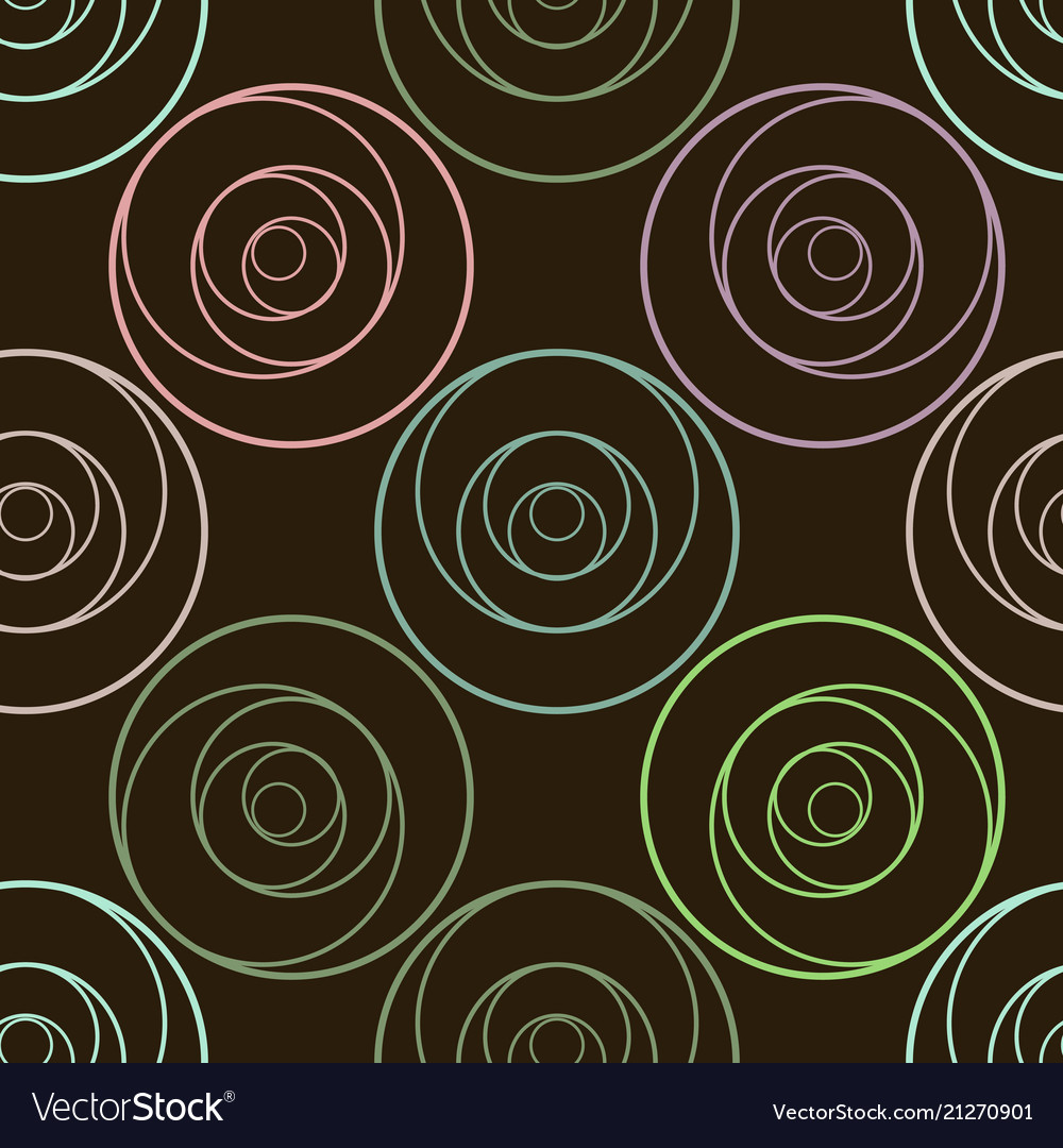 Circle abstract pattern for design Royalty Free Vector Image