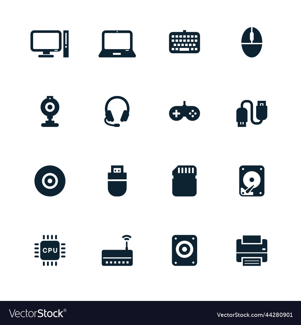 Computer icons Royalty Free Vector Image - VectorStock