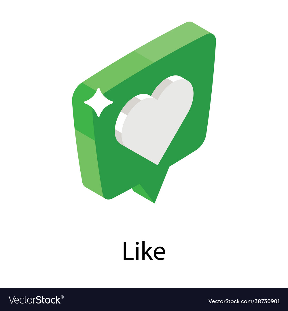 Like Royalty Free Vector Image - VectorStock