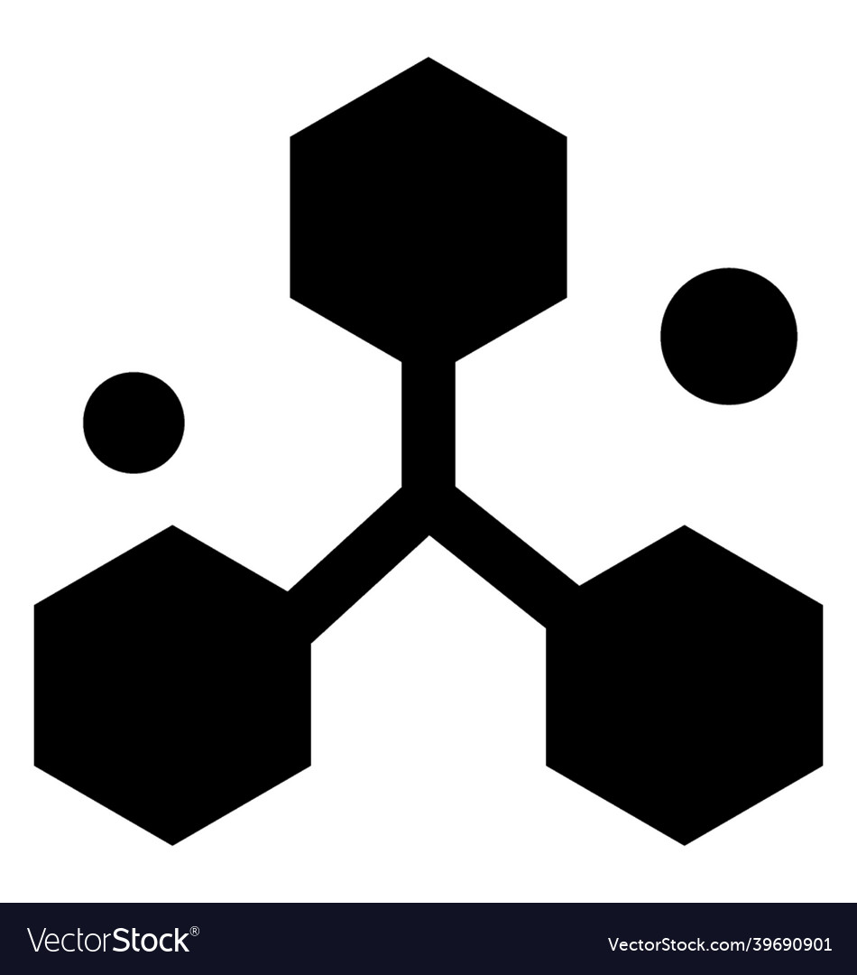 Molecular structure Royalty Free Vector Image - VectorStock