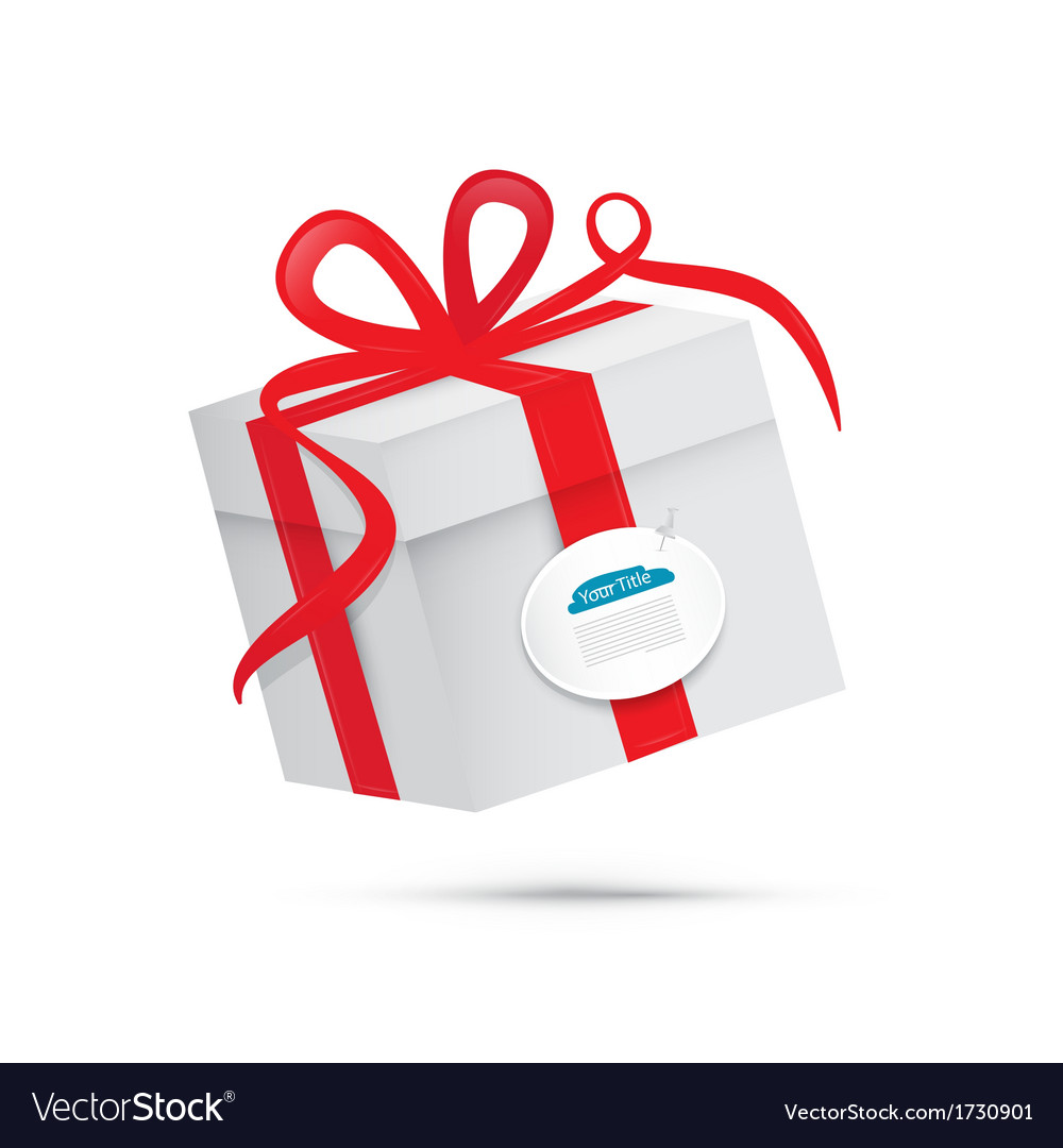 Present box gift Royalty Free Vector Image - VectorStock