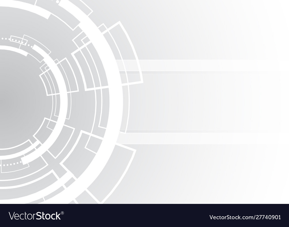 Technology abstract circle background Royalty Free Vector