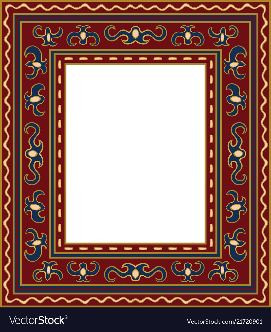 Template for frame Royalty Free Vector Image - VectorStock