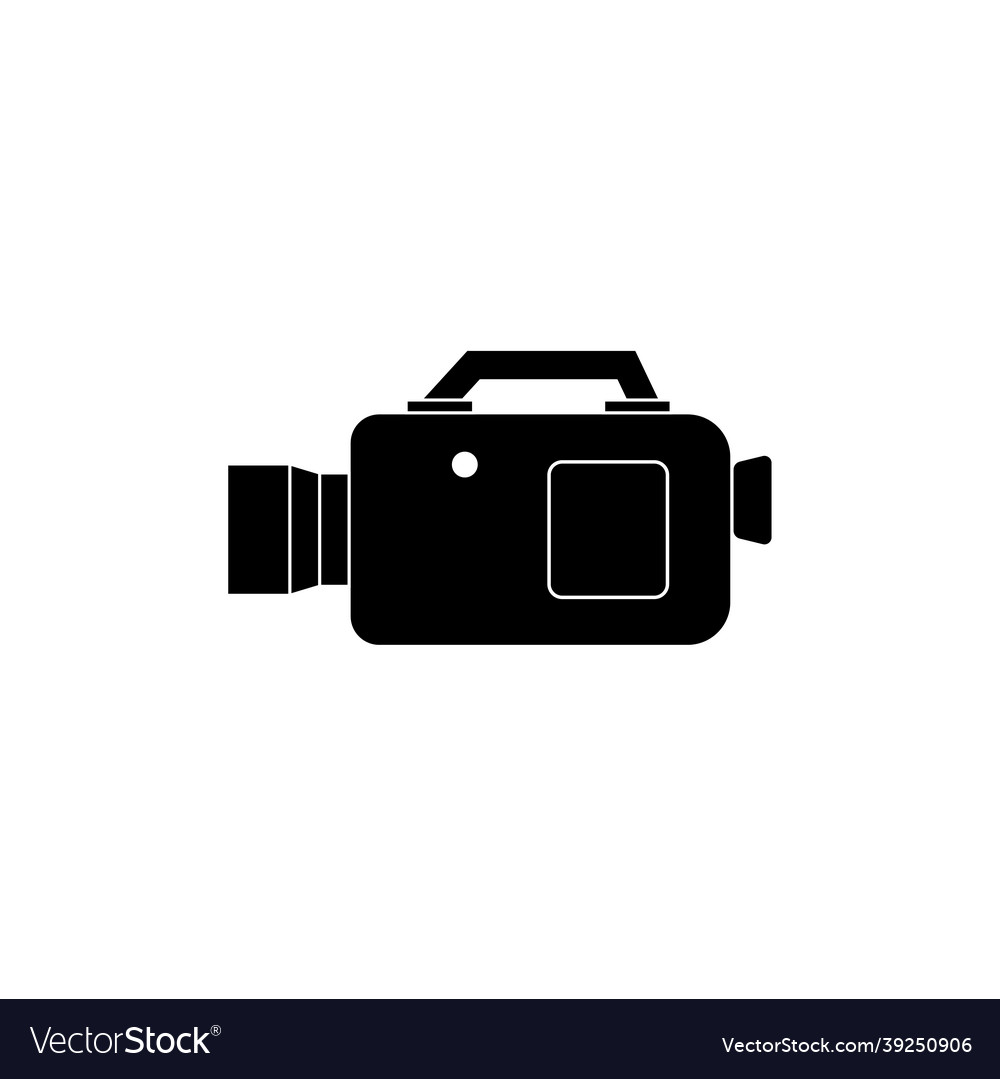 Camcorder icon design template isolated Royalty Free Vector