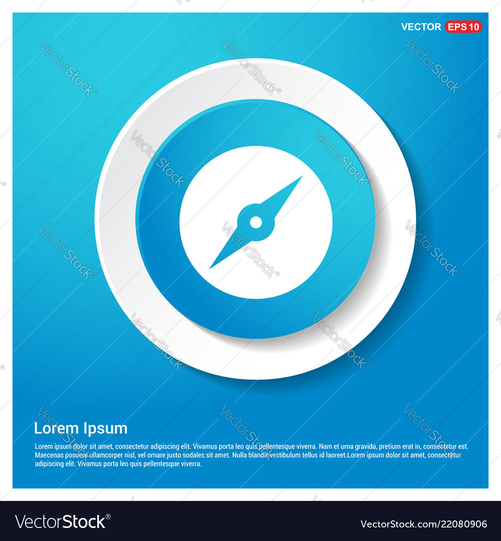 Compas icon Royalty Free Vector Image - VectorStock