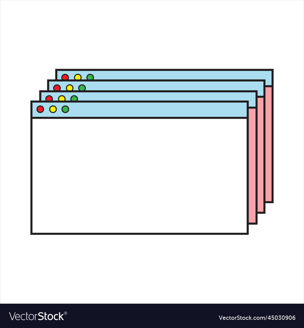 Computer screen Royalty Free Vector Image - VectorStock