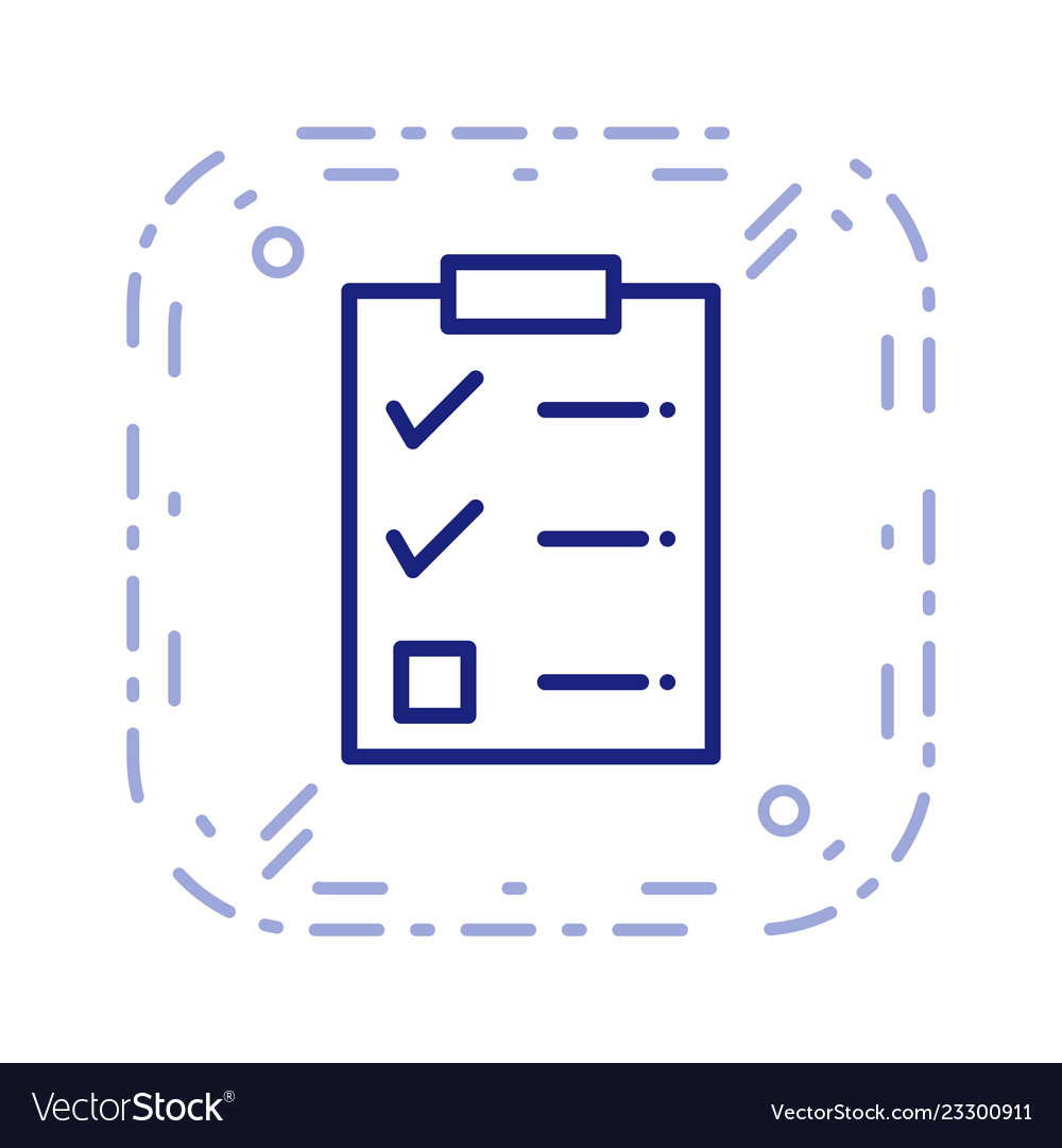 Checklist icon Royalty Free Vector Image - VectorStock