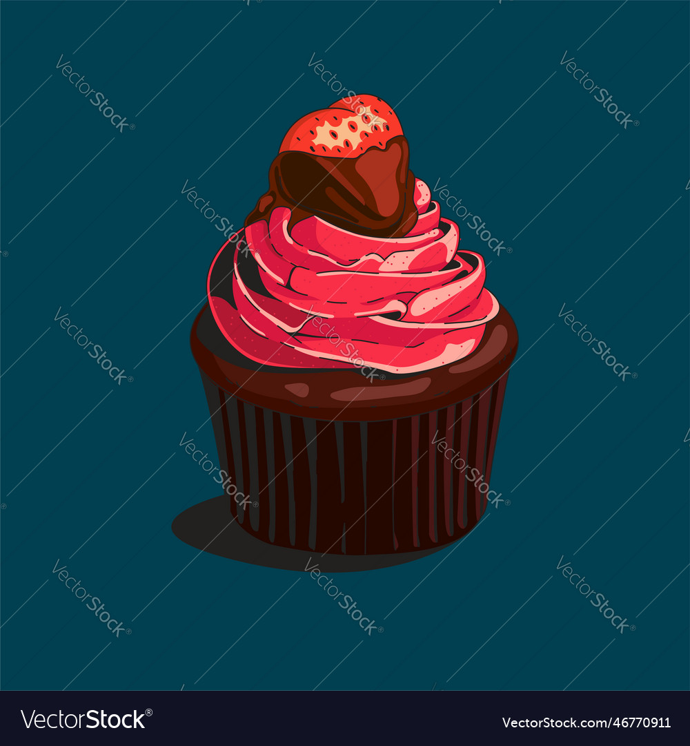Cupcake Royalty Free Vector Image - VectorStock