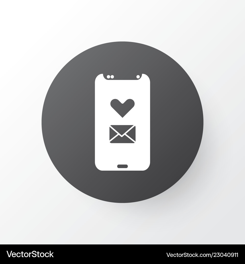 Love message icon symbol premium quality isolated Vector Image