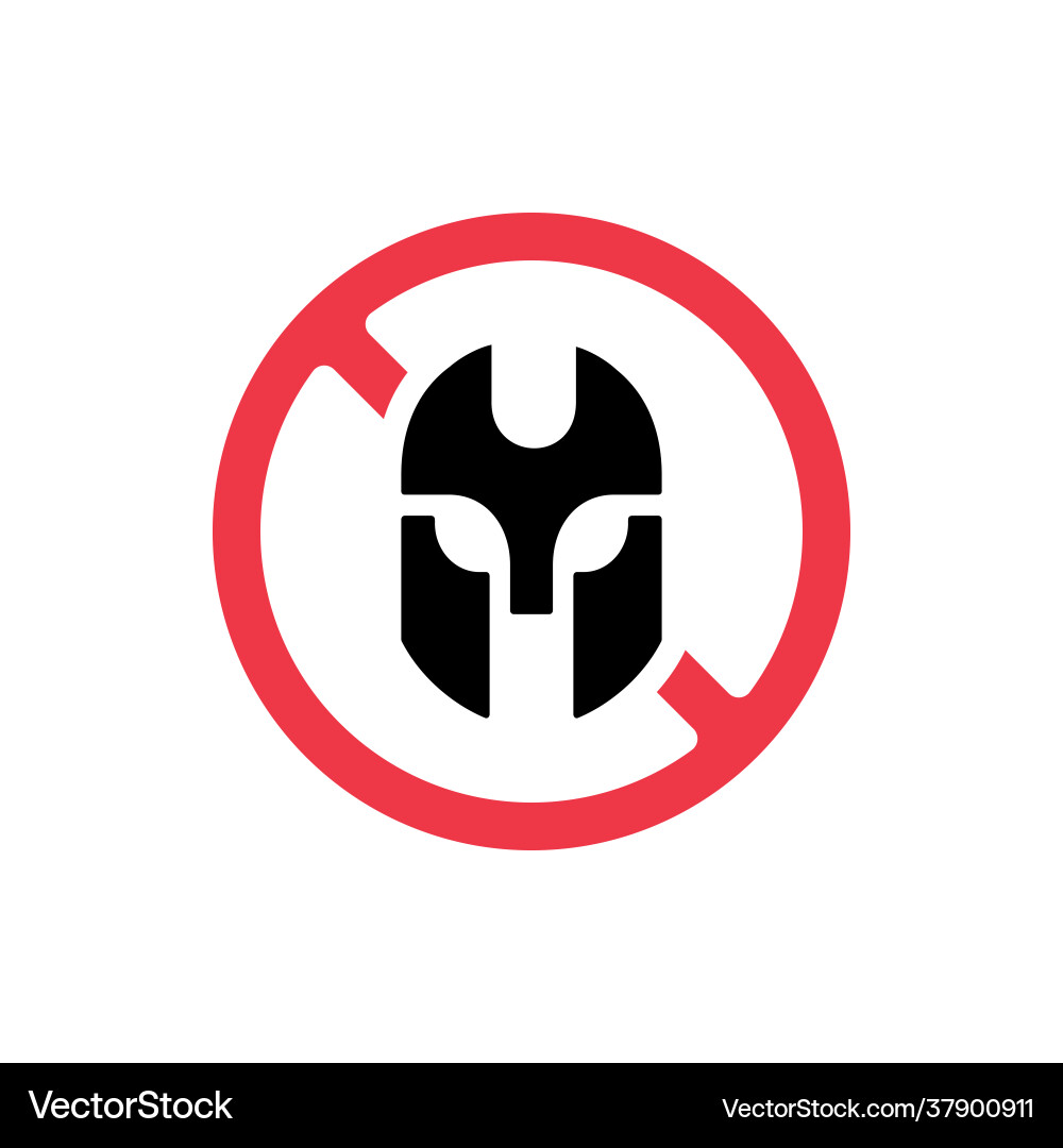 No cosplay sign remove face mask icon Royalty Free Vector