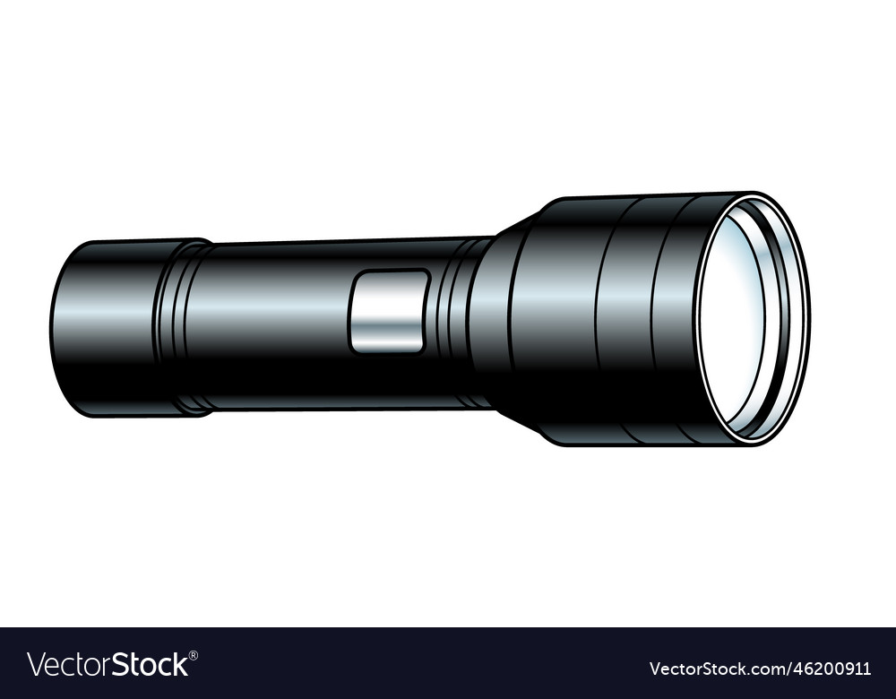 Pocket flashlight Royalty Free Vector Image - VectorStock