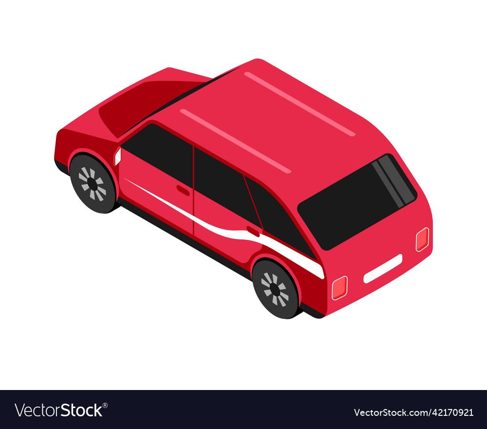 Car isometric icon Royalty Free Vector Image - VectorStock