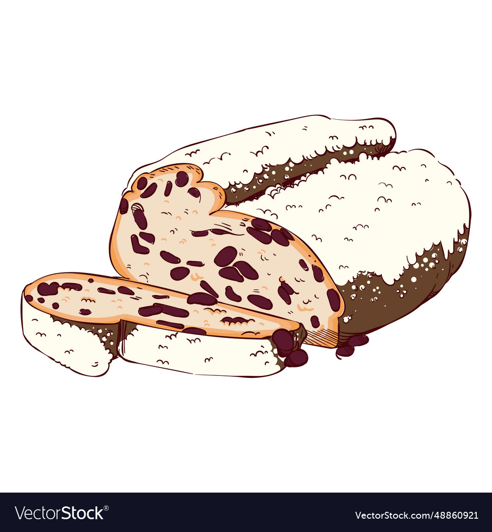 German traditional bread Royalty Free Vector Image