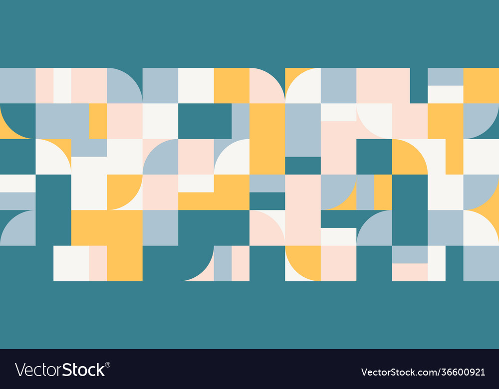 Horizontal pattern background with abstract Vector Image