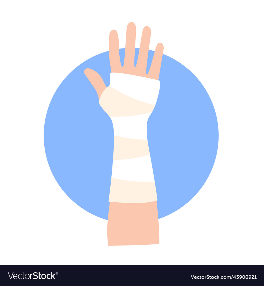 Human arm trauma Royalty Free Vector Image - VectorStock