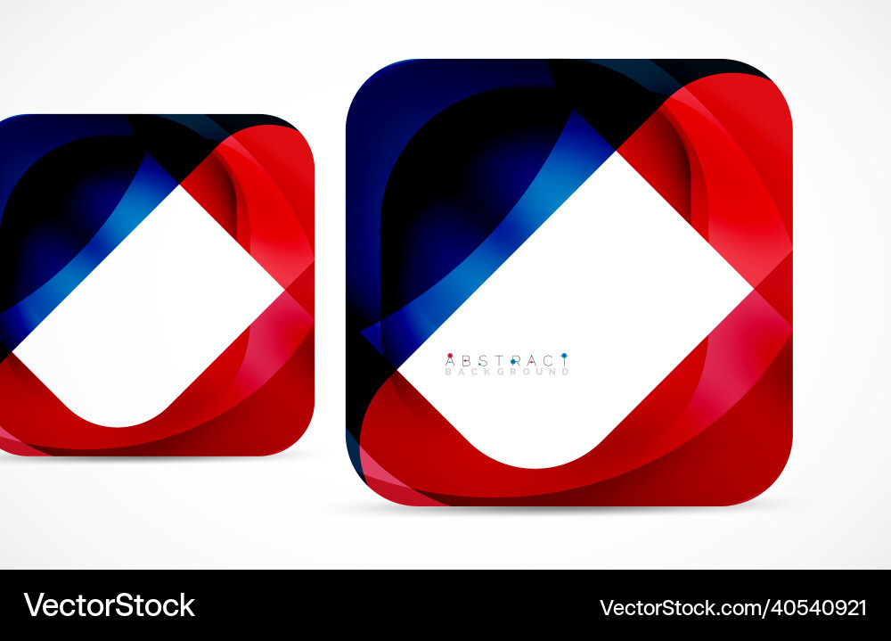 Minimal background abstract square shape Vector Image