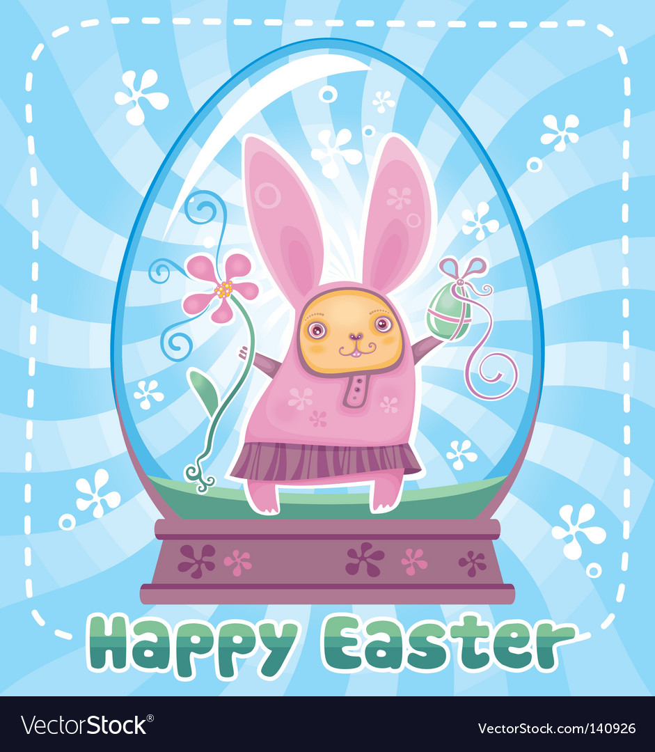 Easter bunny Royalty Free Vector Image - VectorStock