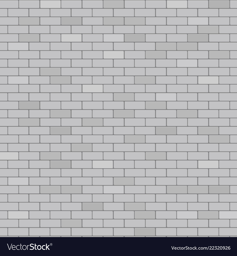 Gray brick wall abstract background Royalty Free Vector