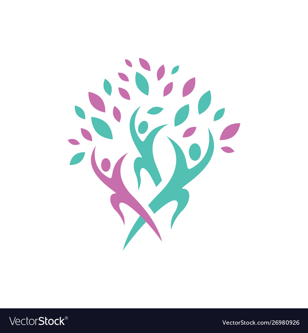 Group people community togetherness unity logo Vector Image Group people community togetherness unity logo Vector Image