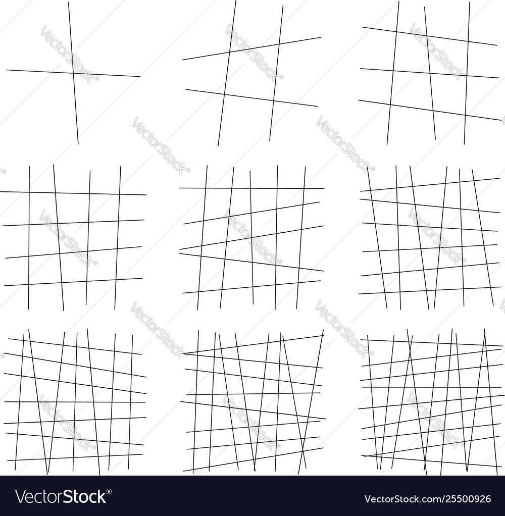 Random lines tangled dynamic Royalty Free Vector Image