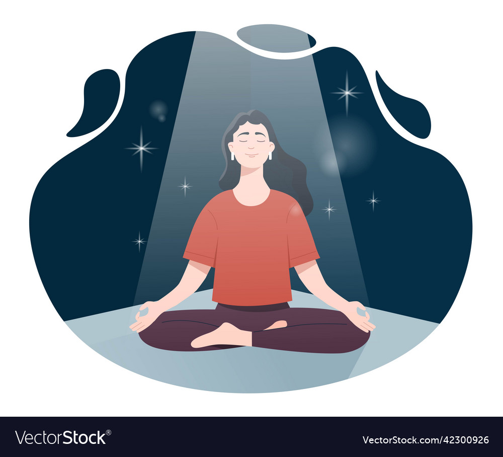 Self acceptance concept Royalty Free Vector Image Self acceptance concept Royalty Free Vector Image