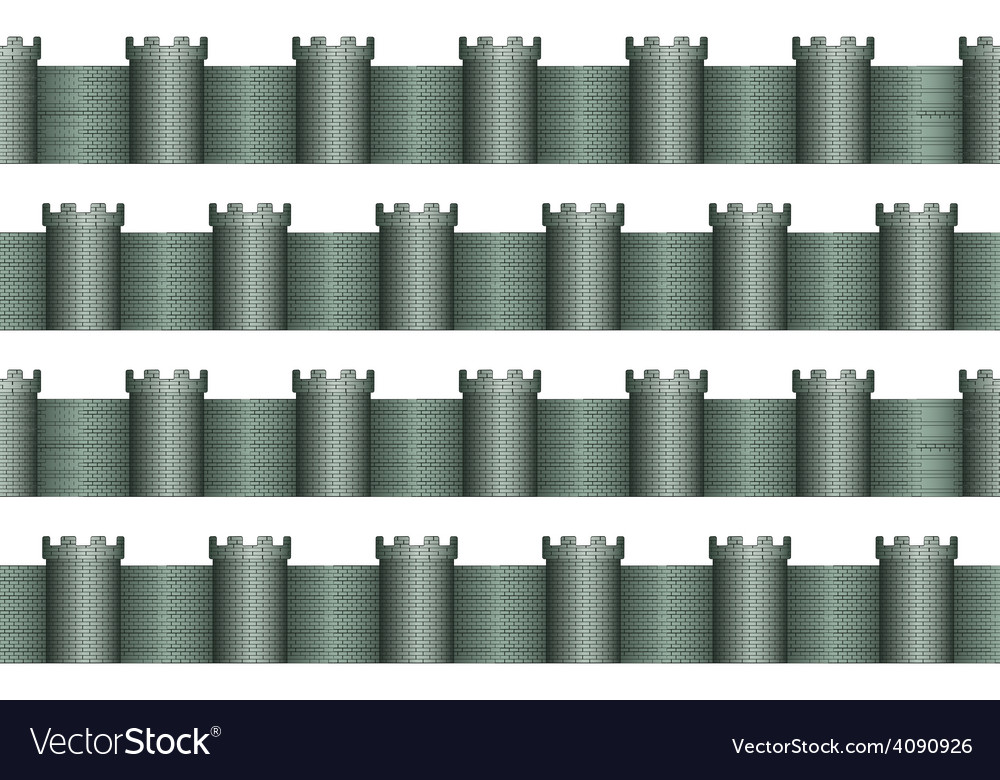 Tower pattern Royalty Free Vector Image - VectorStock