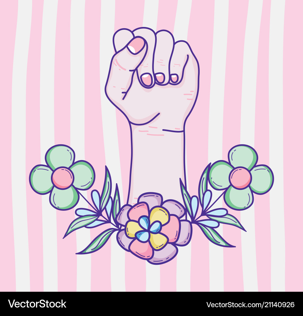 Woman power cartoon Royalty Free Vector Image - VectorStock