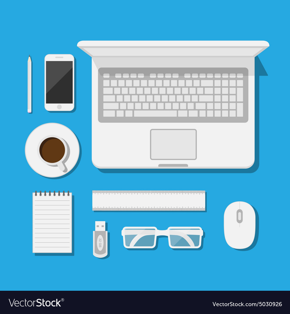 Workspace Royalty Free Vector Image - VectorStock
