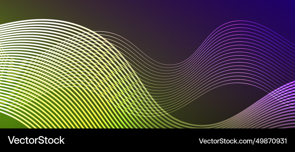 Dynamic wave geometric design Royalty Free Vector Image