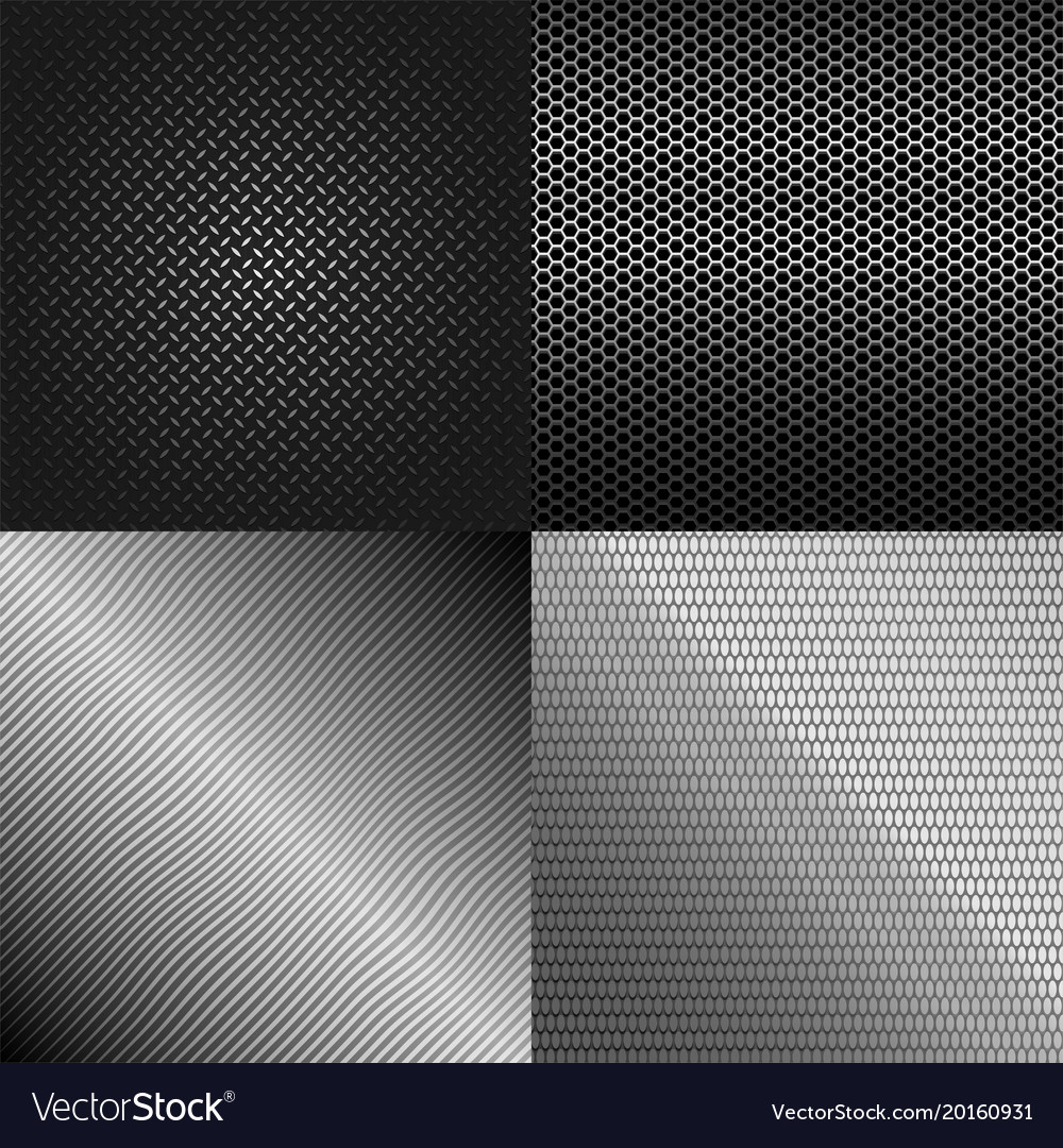 Metal texture pattern background metallic Vector Image